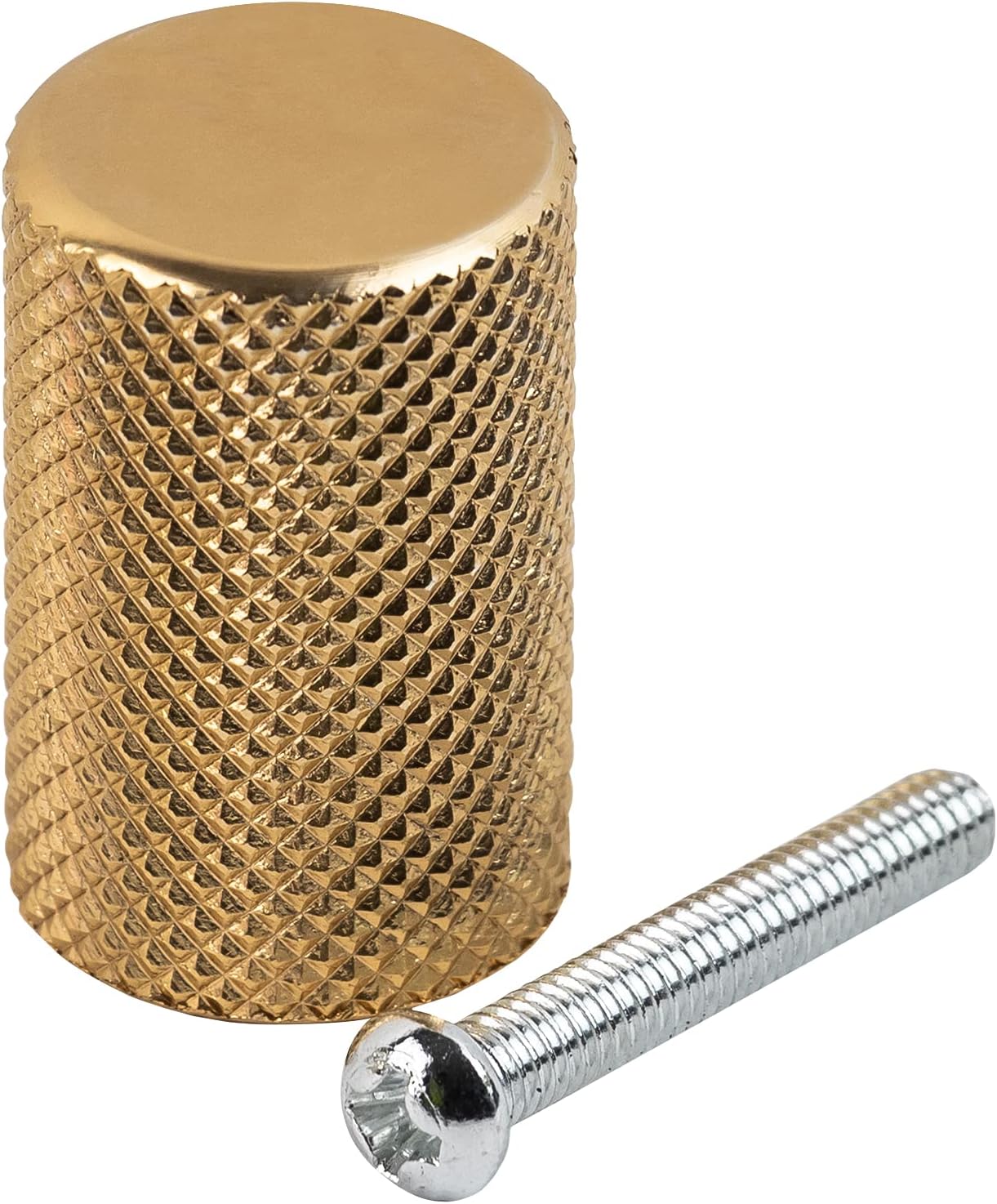 Solid Brass Knurled Pull Handles & Knobs | Kitchen Handles | Bedroom Furniture - Satin Brass ...