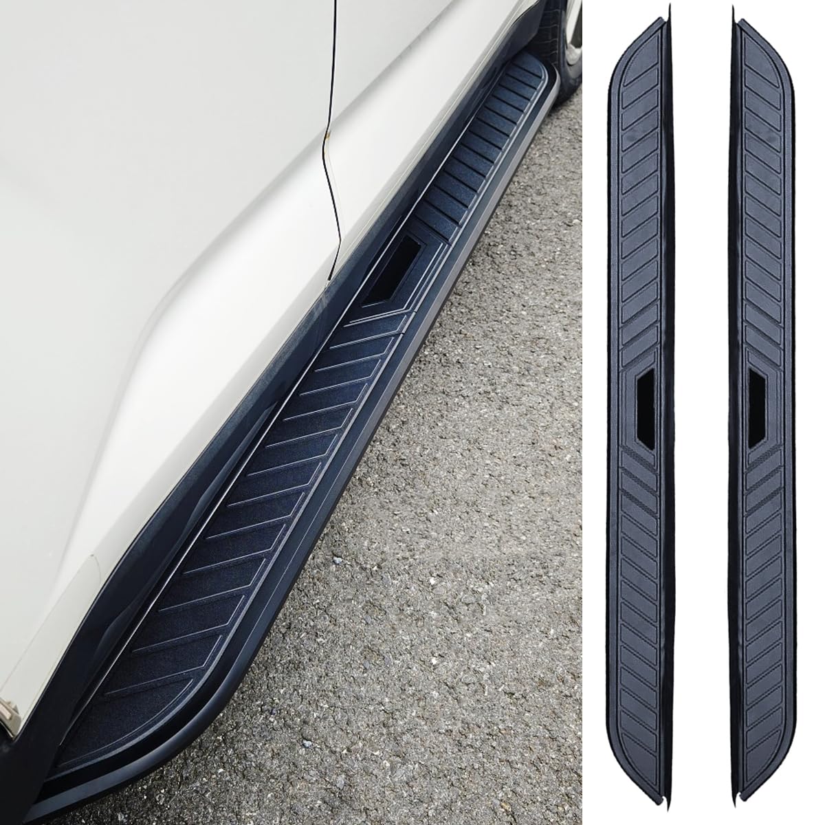 Amazon.com: 2pcs fit for Volvo XC90 2019-2024 Side Step Aluminium ...