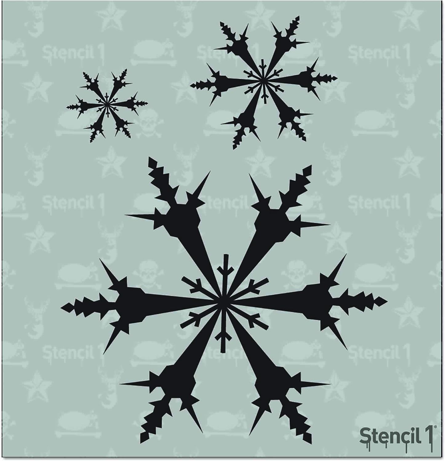 Amazon.com: Stencil1 Snowflake Stencil – Reusable Winter Template for ...