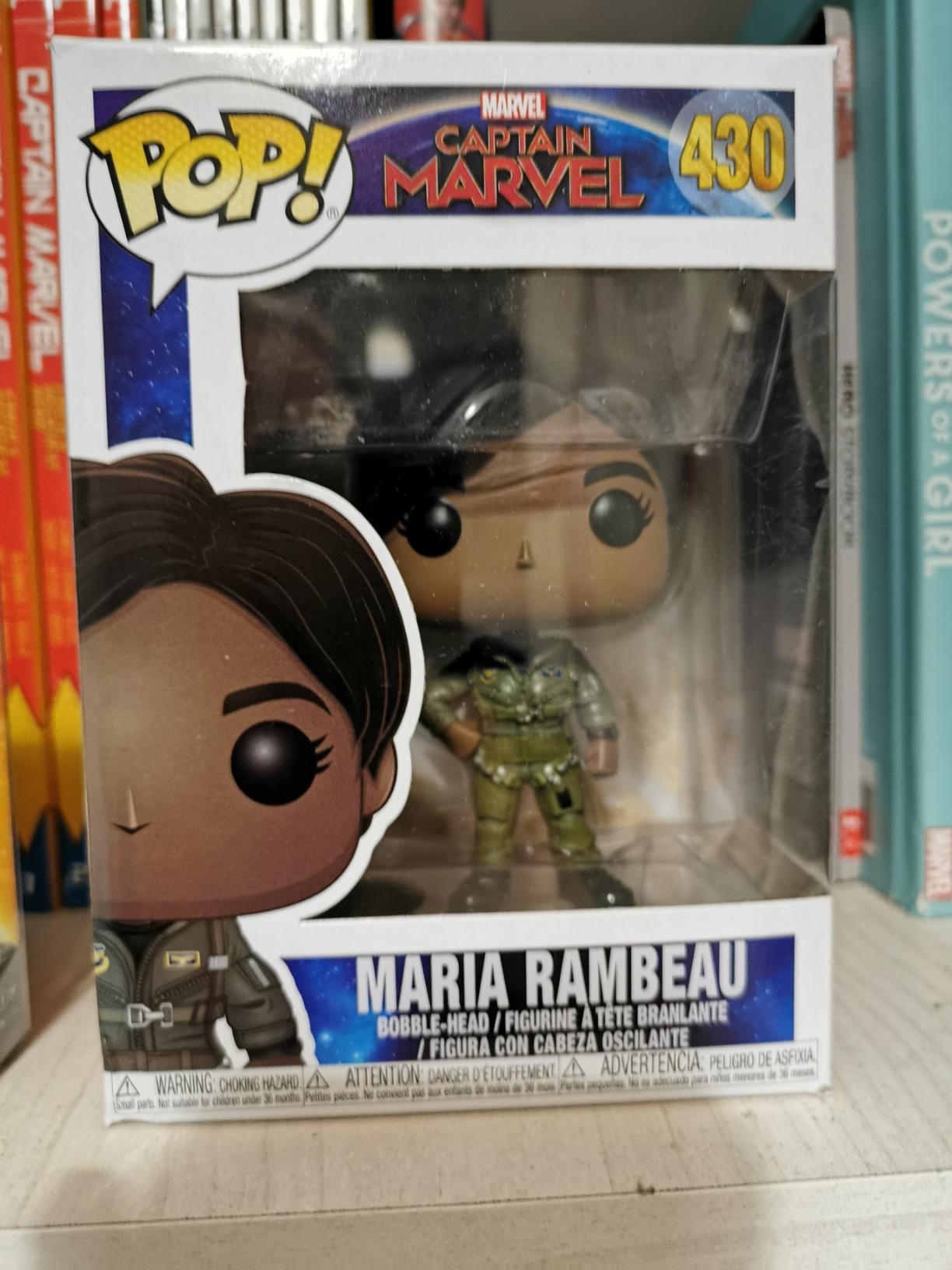 Amazon.com: Funko Pop! Marvel: Captain Marvel - Maria Rambeau ...