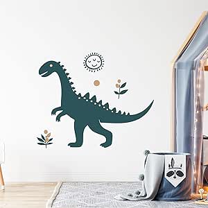 Amazon.com: STICKER SWAG - Sunshine Dino Wall Decal – Playful Dinosaur ...
