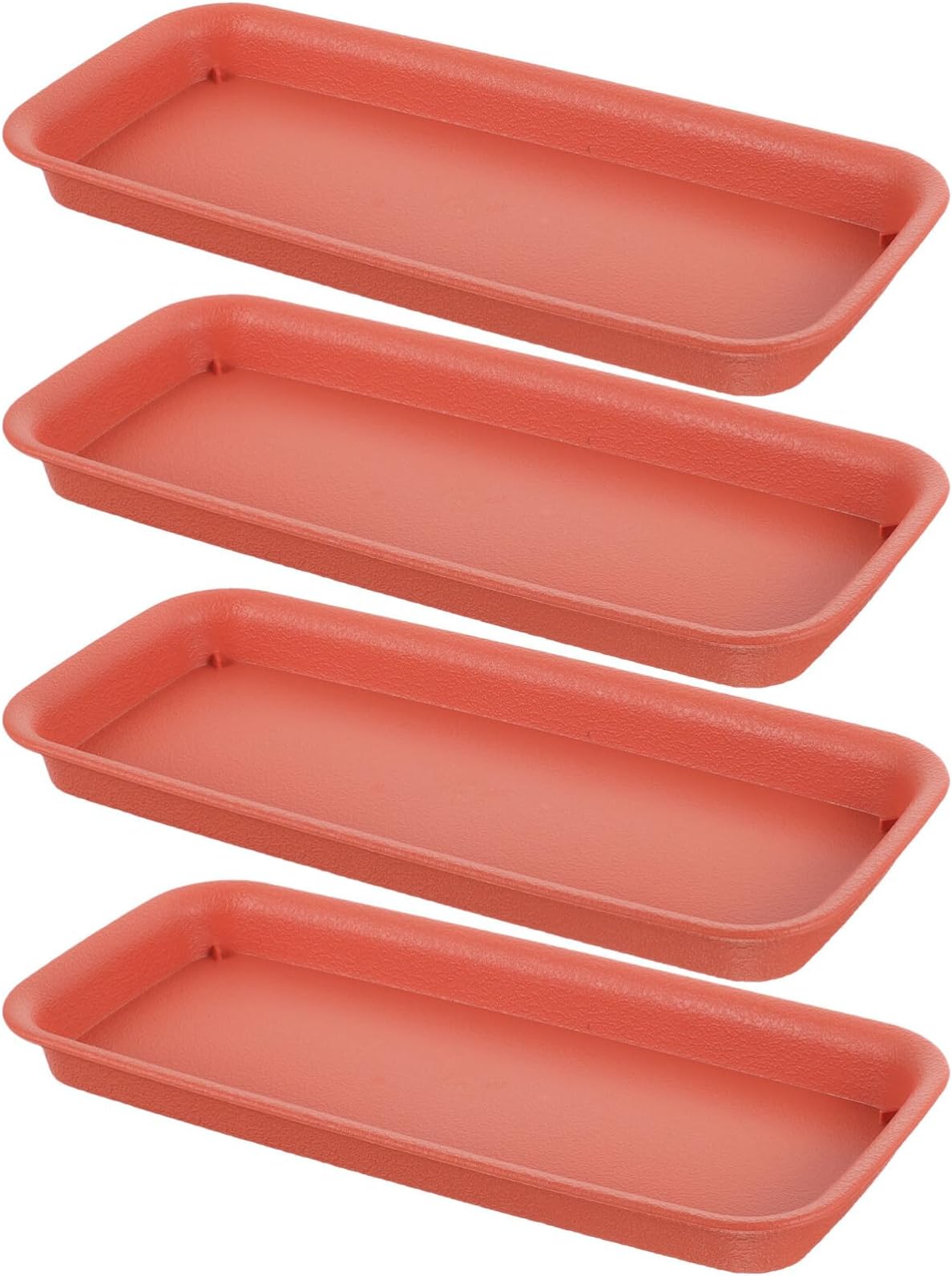 Amazon.com : Hemoton Plastic Plant Pot Saucer 4pcs Plastic Plant Saucer ...