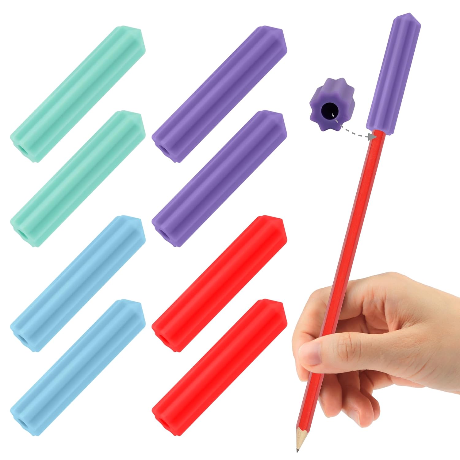 Amazon.com: Sensory Pencil Toppers, Silicone Pencil Top Fidgets Set ...