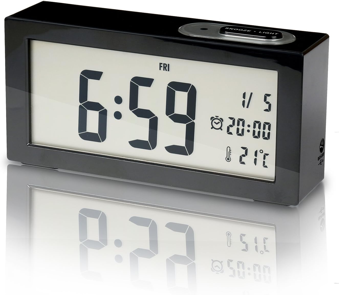 Amazon.com: SUNYIN Digital Alarm Clock,Minimalistic and Modern with ...