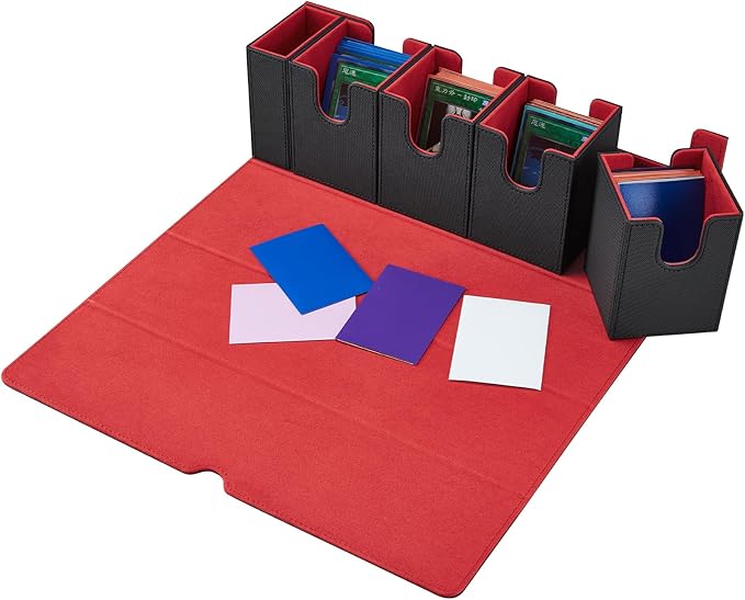 Amazon.com: FOTEEMO Card Deck Box For MTG, 5 in 1 Commander Deck Box ...