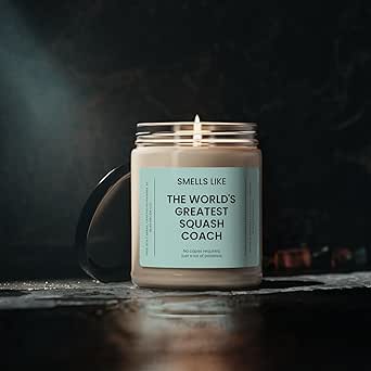 Amazon.com: Squash Candle Smells Like The Worlds Greatest Squash Soy ...