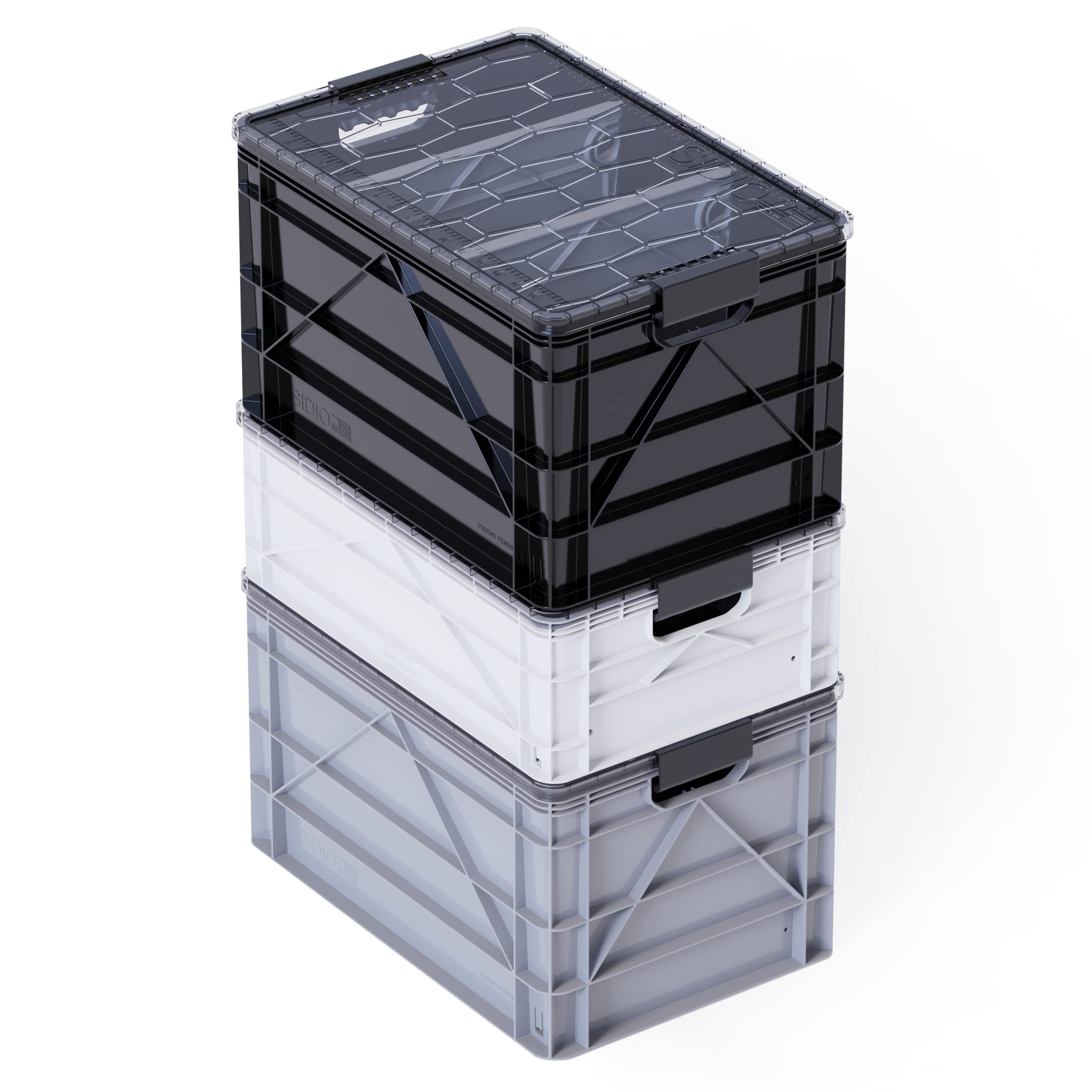 Buy SIDIO CRATE Pro Pack - Two Full Size and One Half Size SidioCrate ...