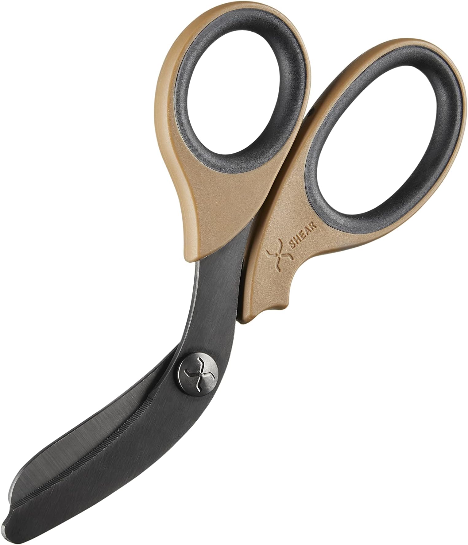 XShear 7.5” Extreme Duty Trauma Shears - Black Titanium Coated Blades ...