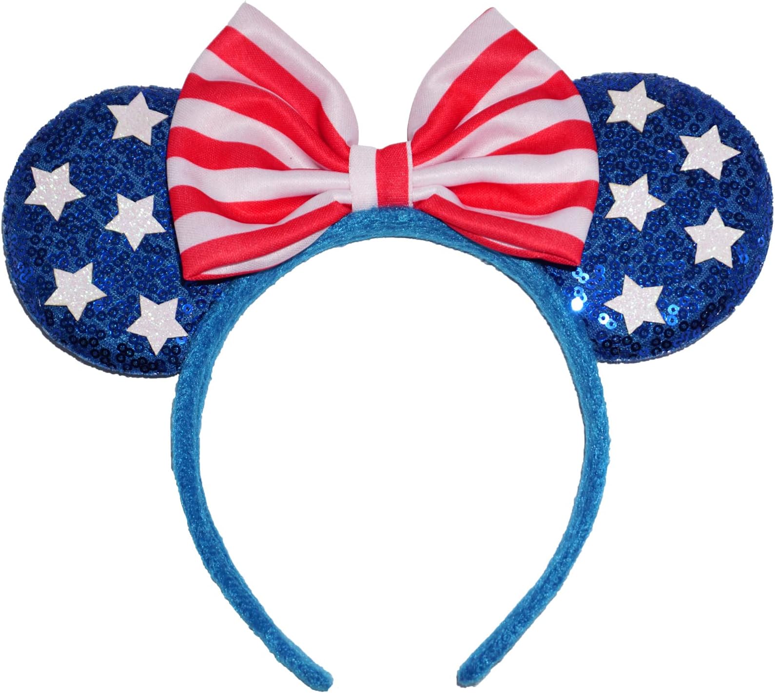Amazon.com : Viwind 4th of July Ear Headbands for Women Men, Glitter ...