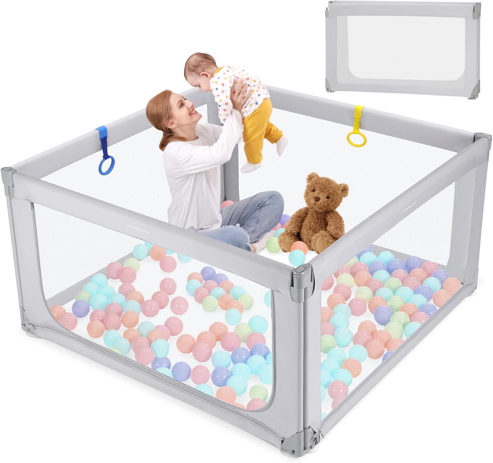 Amazon.com : Regalo My Play Deluxe Extra Large Portable Play Yard ...