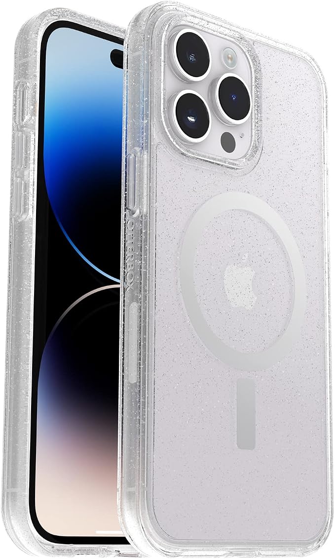 OtterBox iPhone 14 Pro Max Symmetry Series+ Case - Stardust (Clear ...