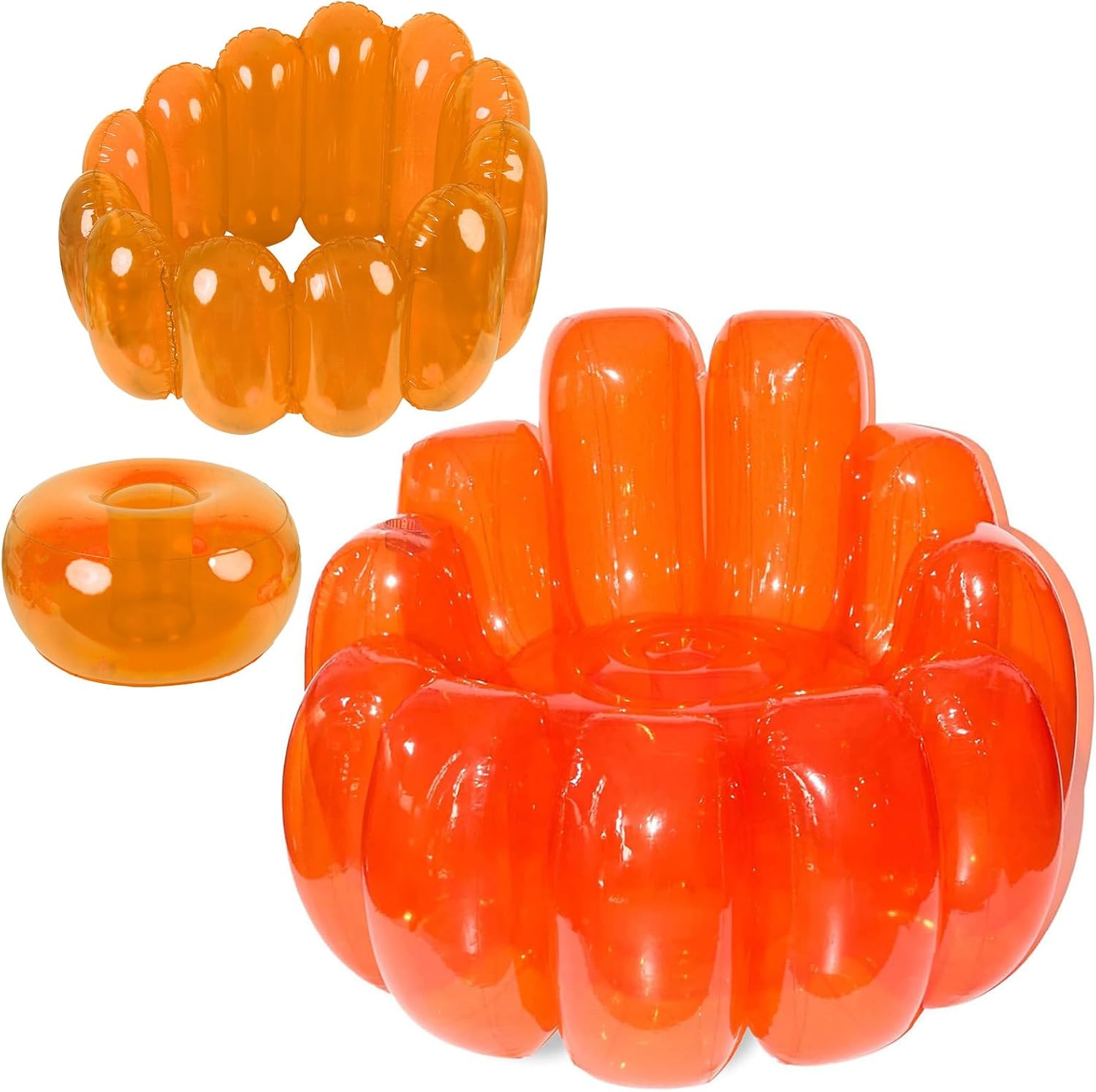 Amazon.com: Jelly Inflatable Blow Up Chair, Indoor Outdoor Portable ...