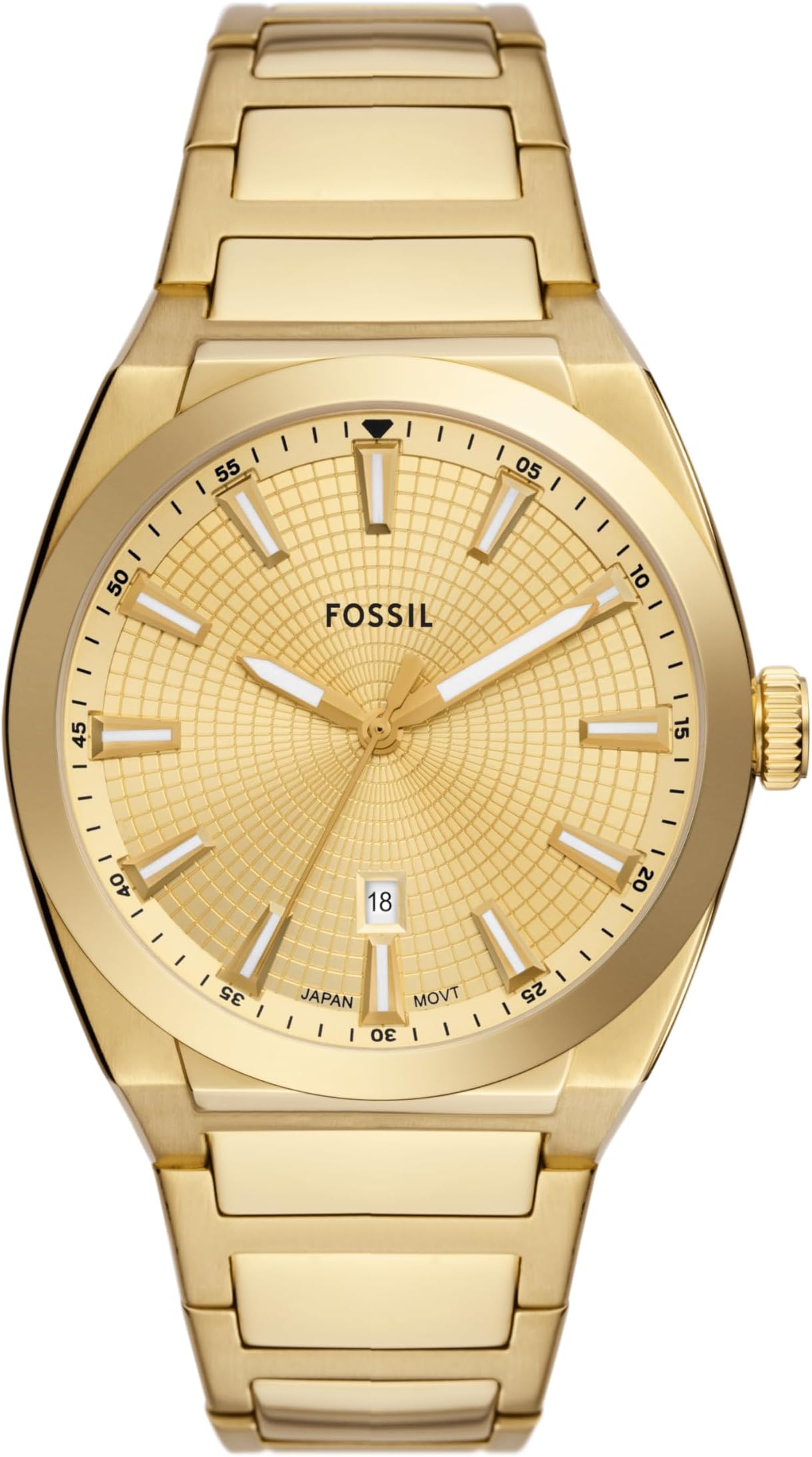 Reloj Fossil FS5965 Everett de acero inoxidable en color dorado para ...