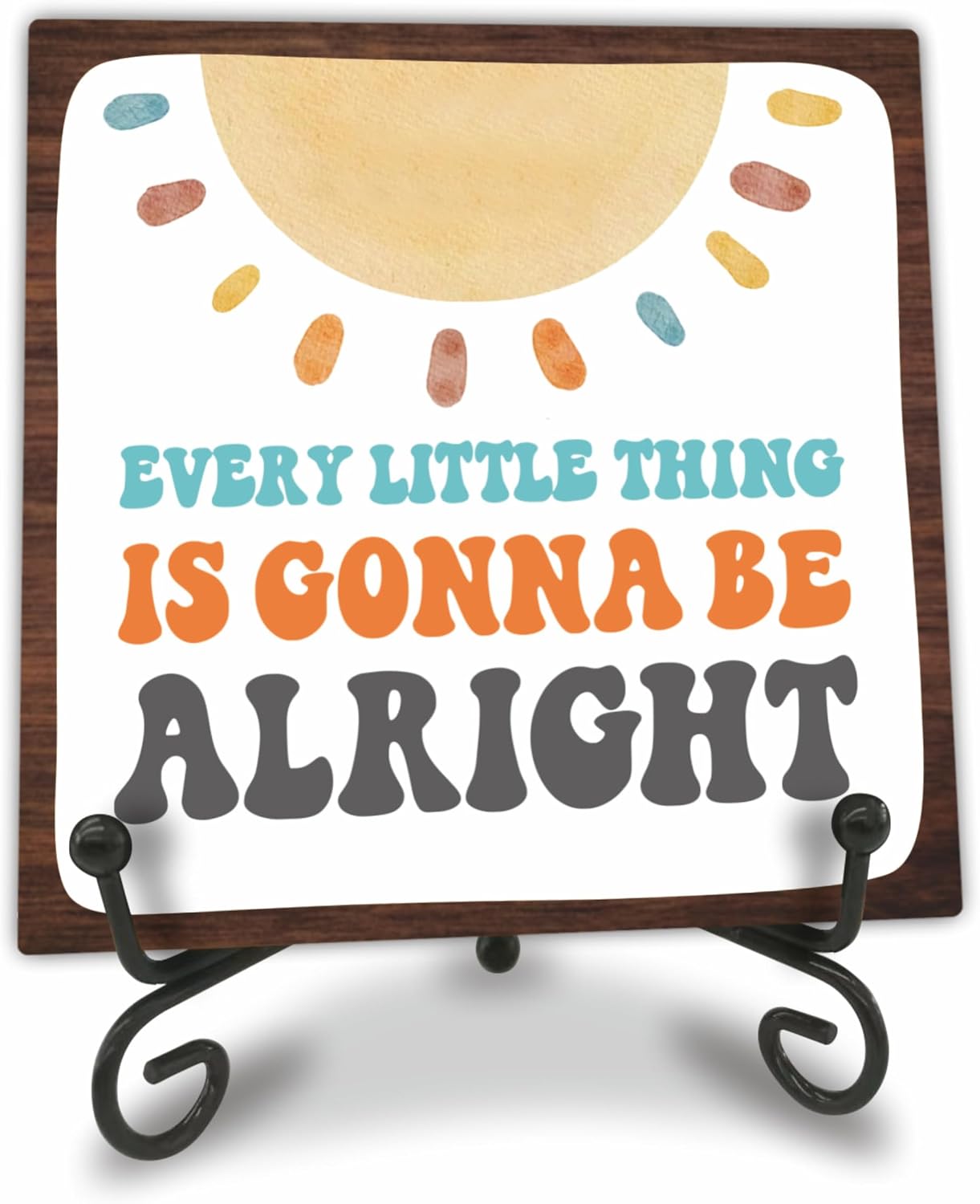 Amazon.com: 4" Positive Wooden Sign With A Metal Support - Everything ...