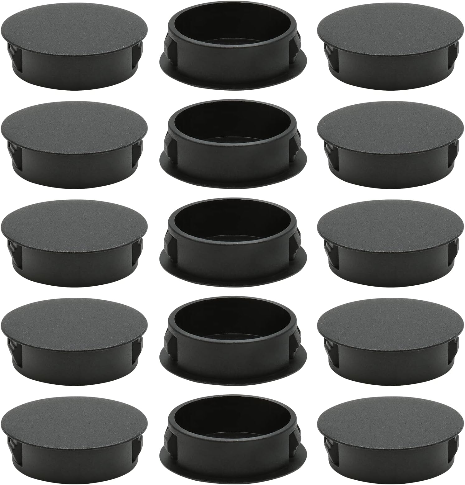 Amazon.com: Qjaiune 1/2 Inch / 13mm Hole Caps White Plastic Hole Plugs ...