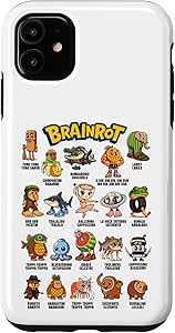 Italian Brainrot Meme Characters about Absurd Humor Case for iPhone 11 ...