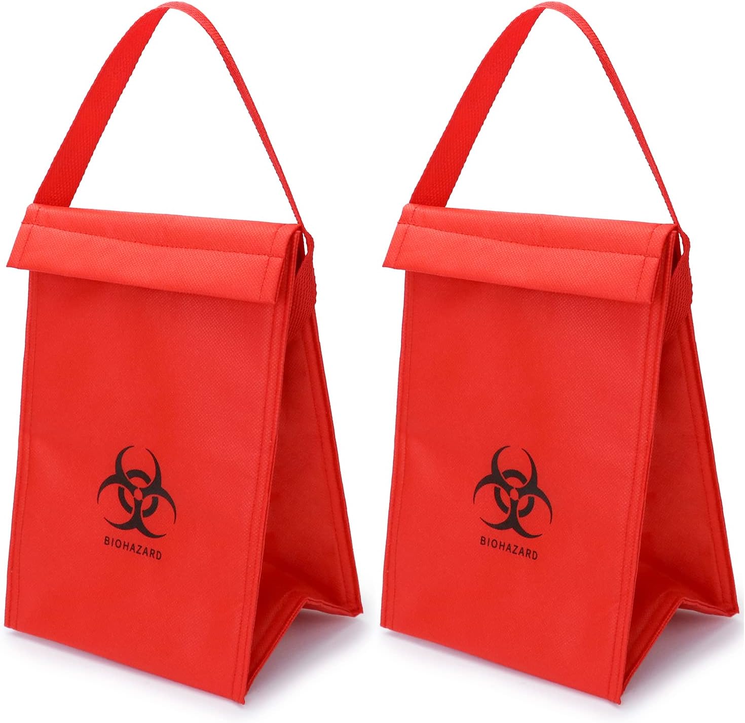 Amazon.com: QWORK Medical Specimen Transport Bag, 2 Pack Biohazard ...