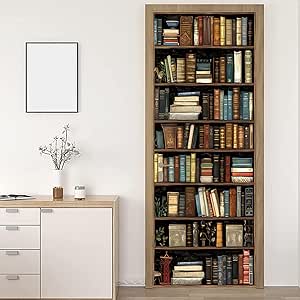 Amazon.com: Door Sticker,Peel and Stick Vinyl Door Decals, Self ...