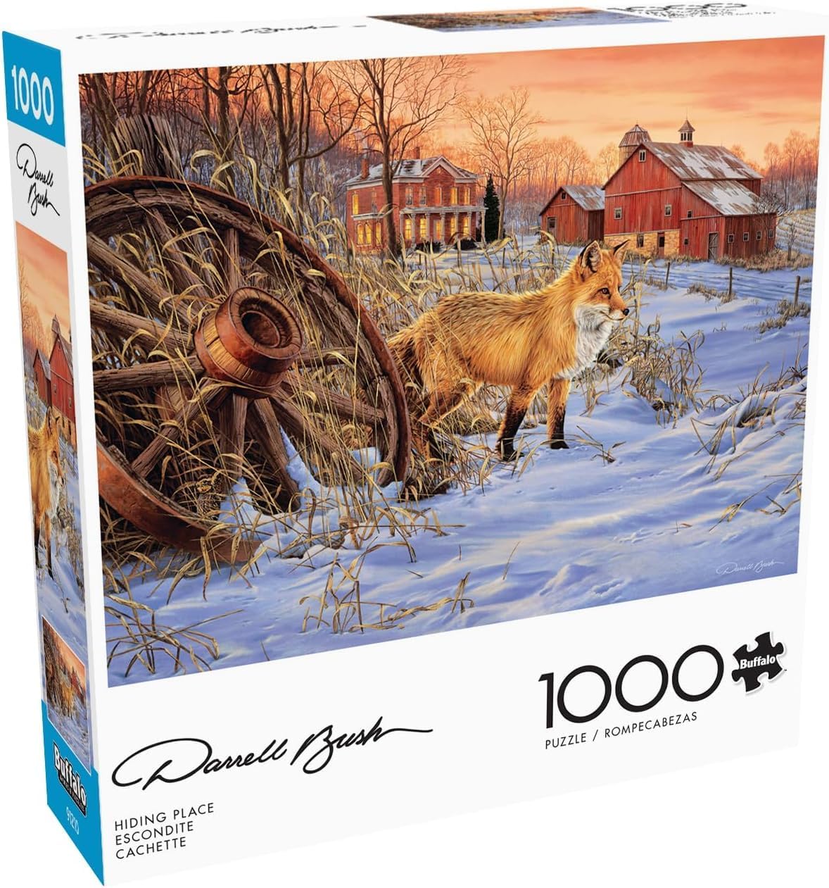 Amazon.com: Buffalo Games - Darrell Bush - Hiding Place - 1000 Piece ...