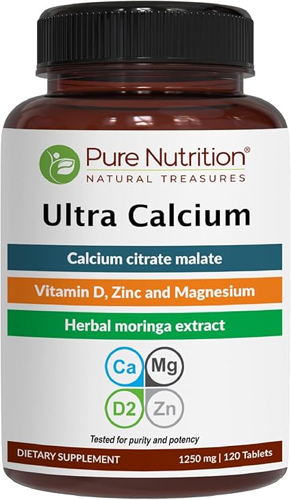 Amazon.com: Pure Nutrition Ultra Calcium Citrate 1250 mg | Highly ...