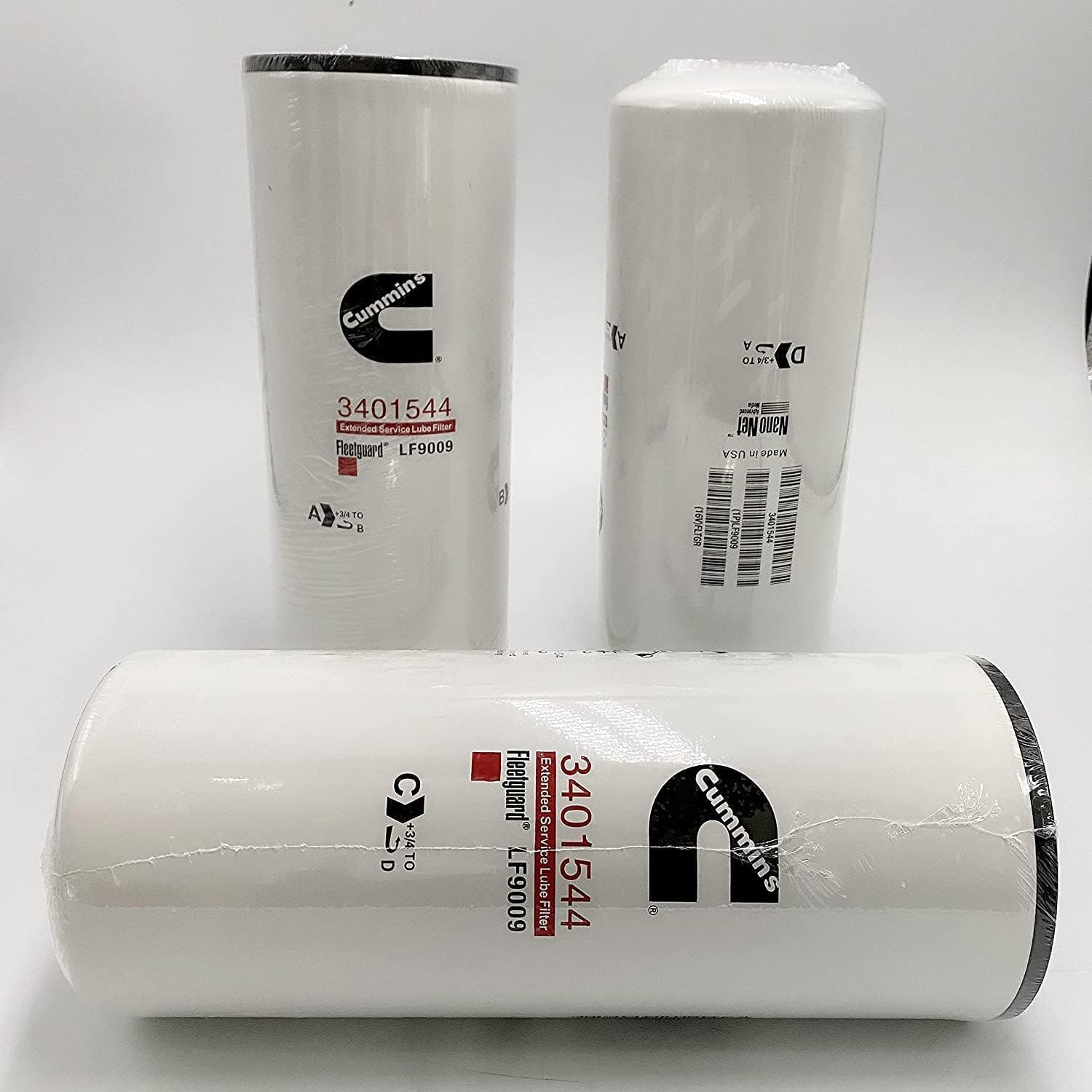 Repuesto para filtro de aceite Fleetguard LF9009 para Cummins 3401544 ...