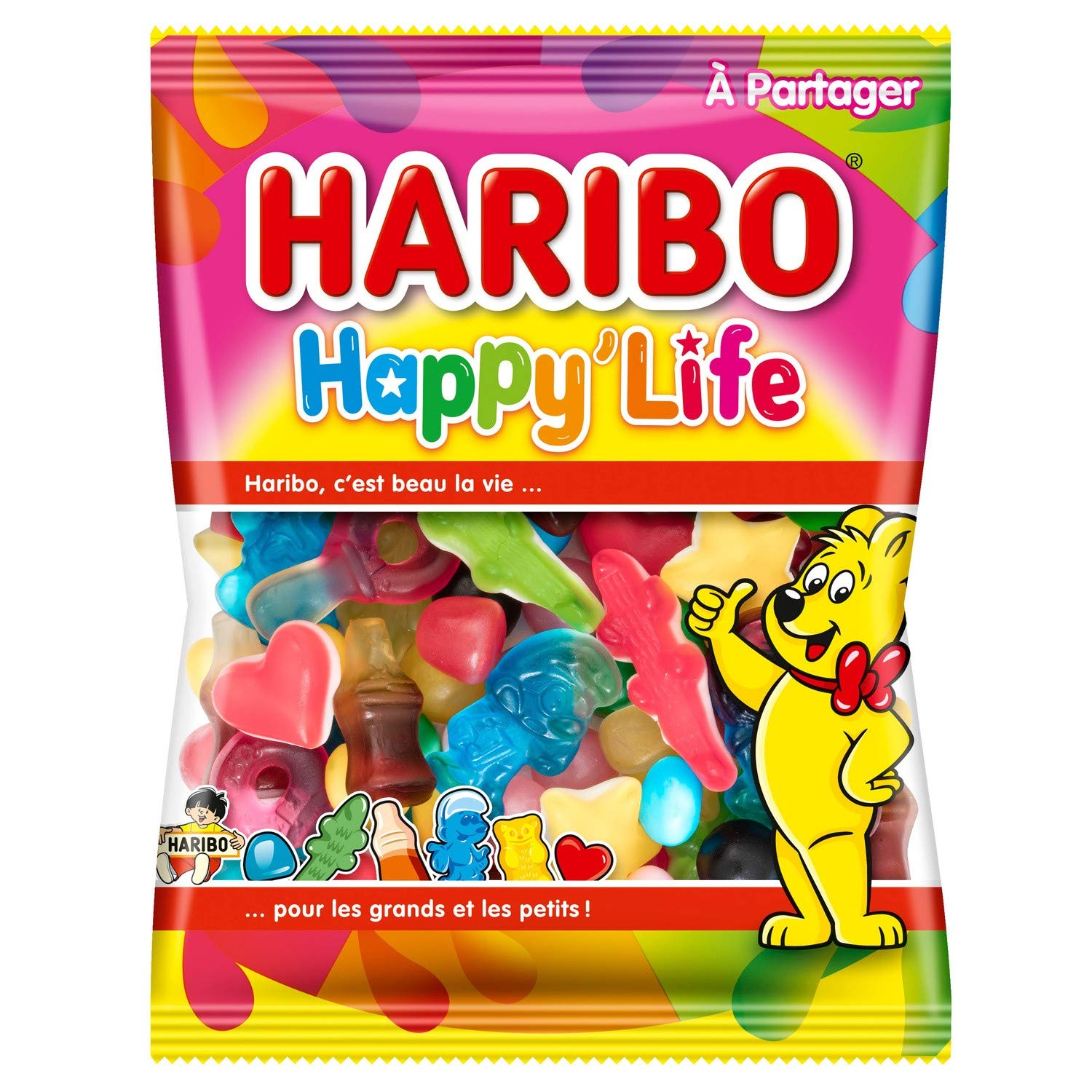 Amazon.com : Haribo Happy Life Assorted Haribo Candies from FRANCE ...