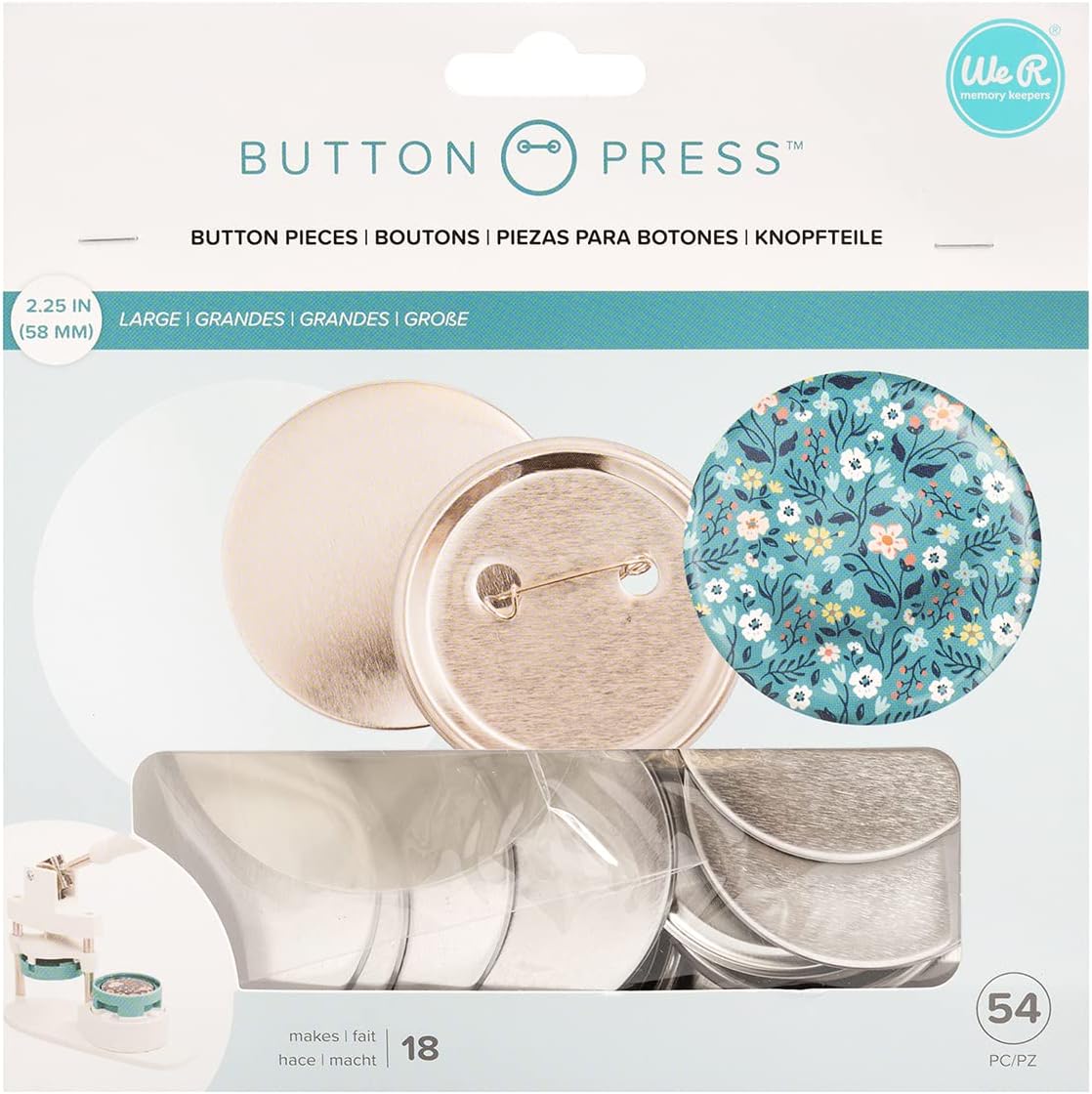 Amazon.com: We R Memory Keepers, Button Press Refill-Large, 18 Pack, 2. ...