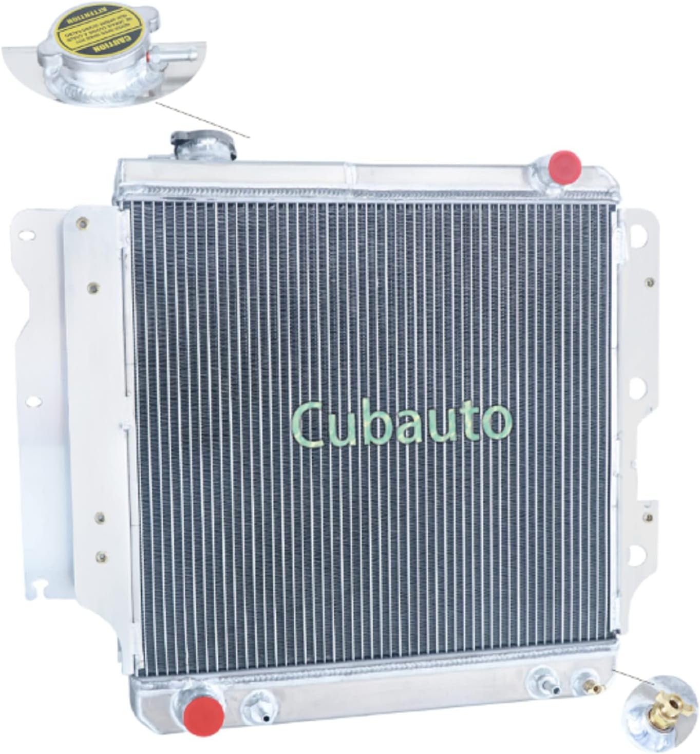 Amazon.com: Cubauto 3 Rows Aluminum Radiator For 1997-2006 Jeep TJ,Full ...