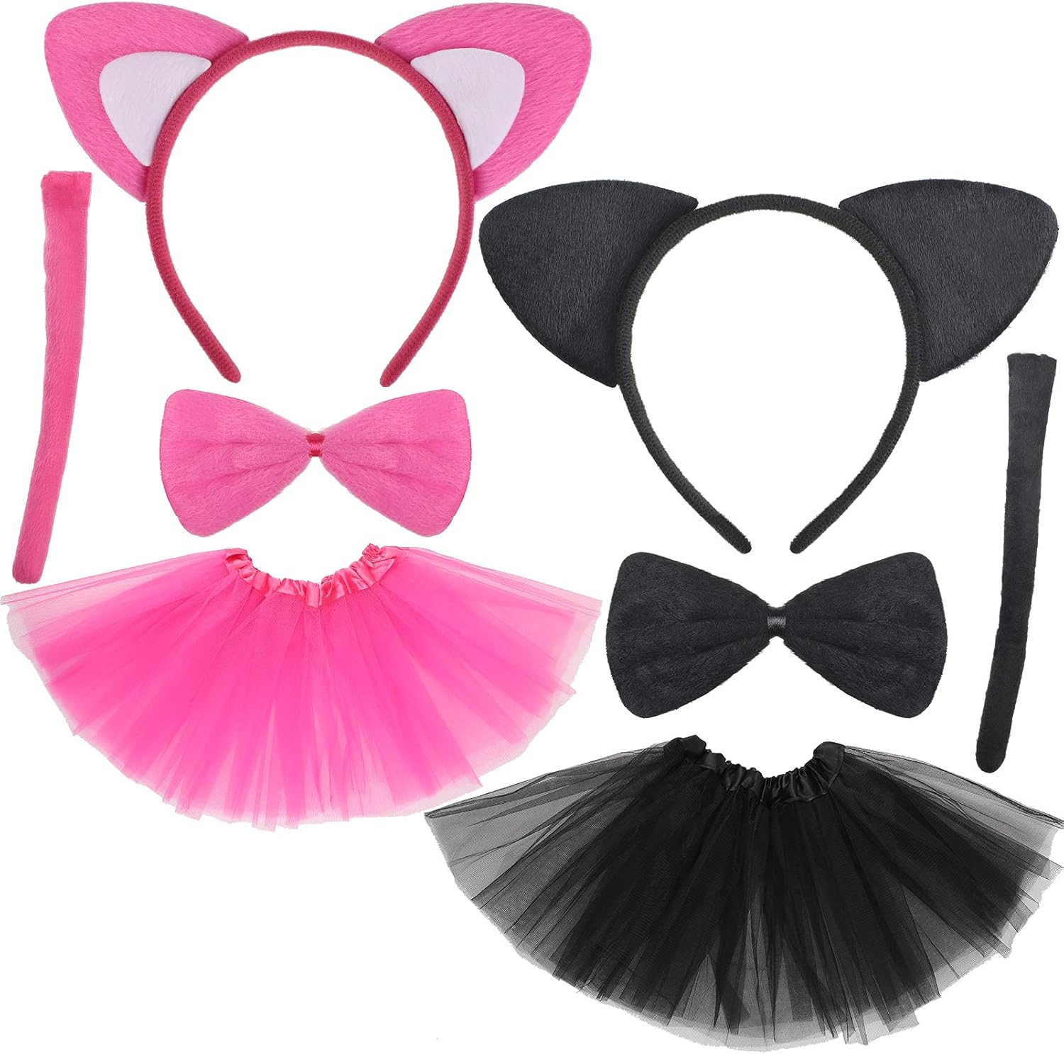 Pink & Black Cat Cosplay Set w/ Headband, Skirt, Nepal | Ubuy