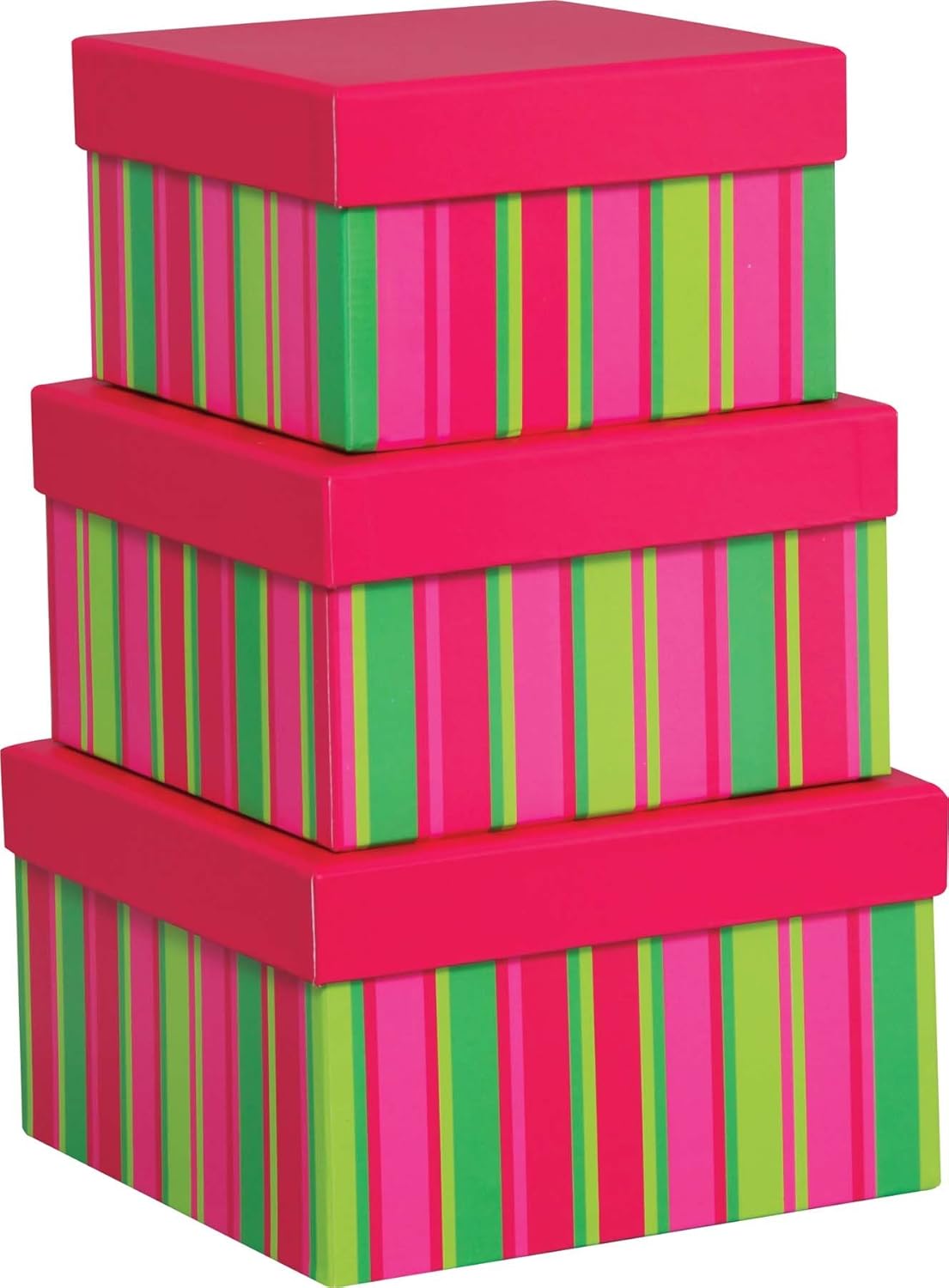 Amazon.com: 3-TIER SQUARE NESTED BOX SET : Health & Household