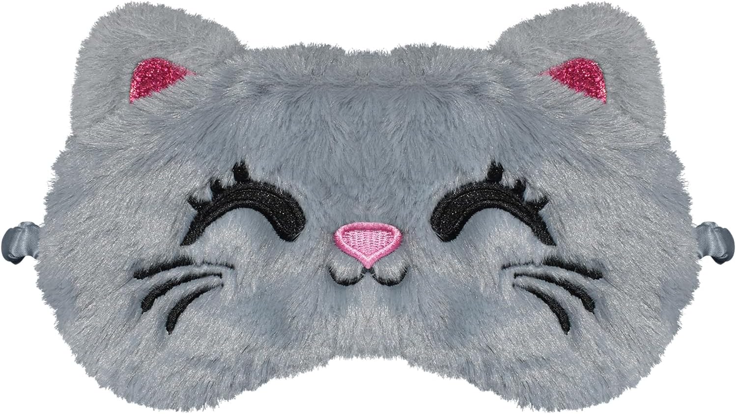 Amazon.com: FUNAUPGO Cute Cat Sleeping Mask Eye Mask Funny Animal ...
