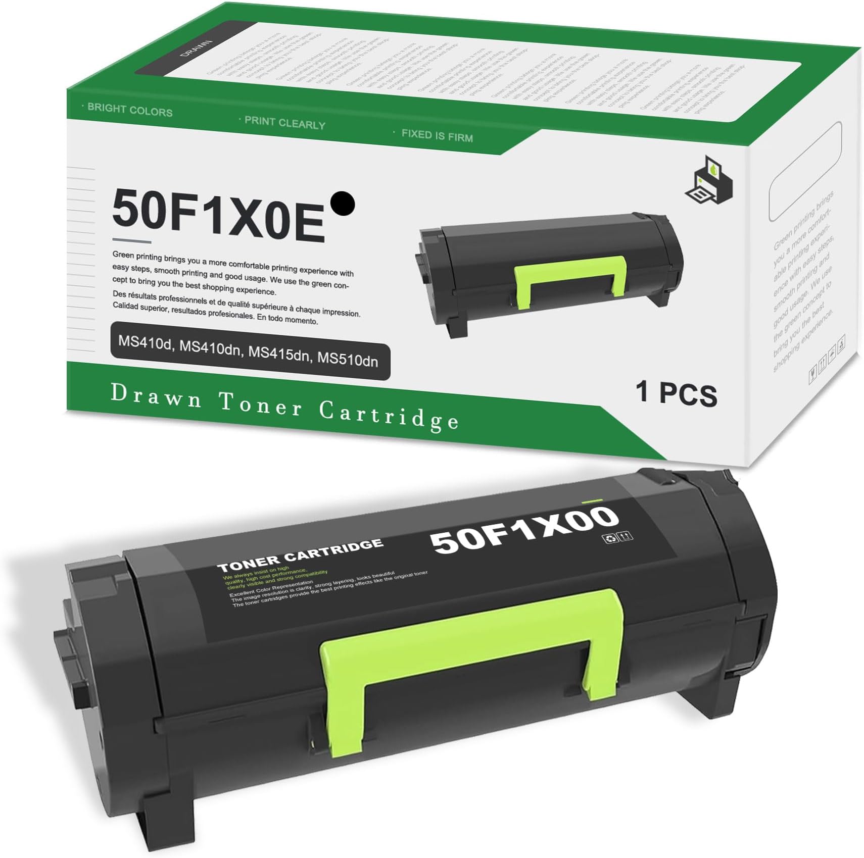 Amazon.com: Be Green Ink Lexmark 50F1U00 (501U) Ultra High Yield ...