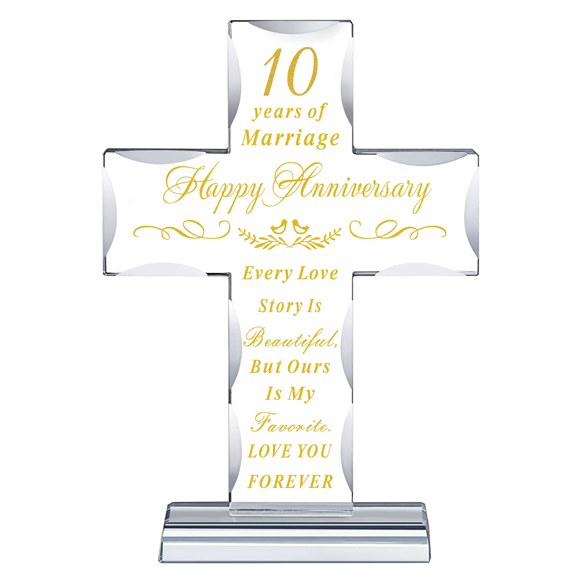 Glass Standing Crosses