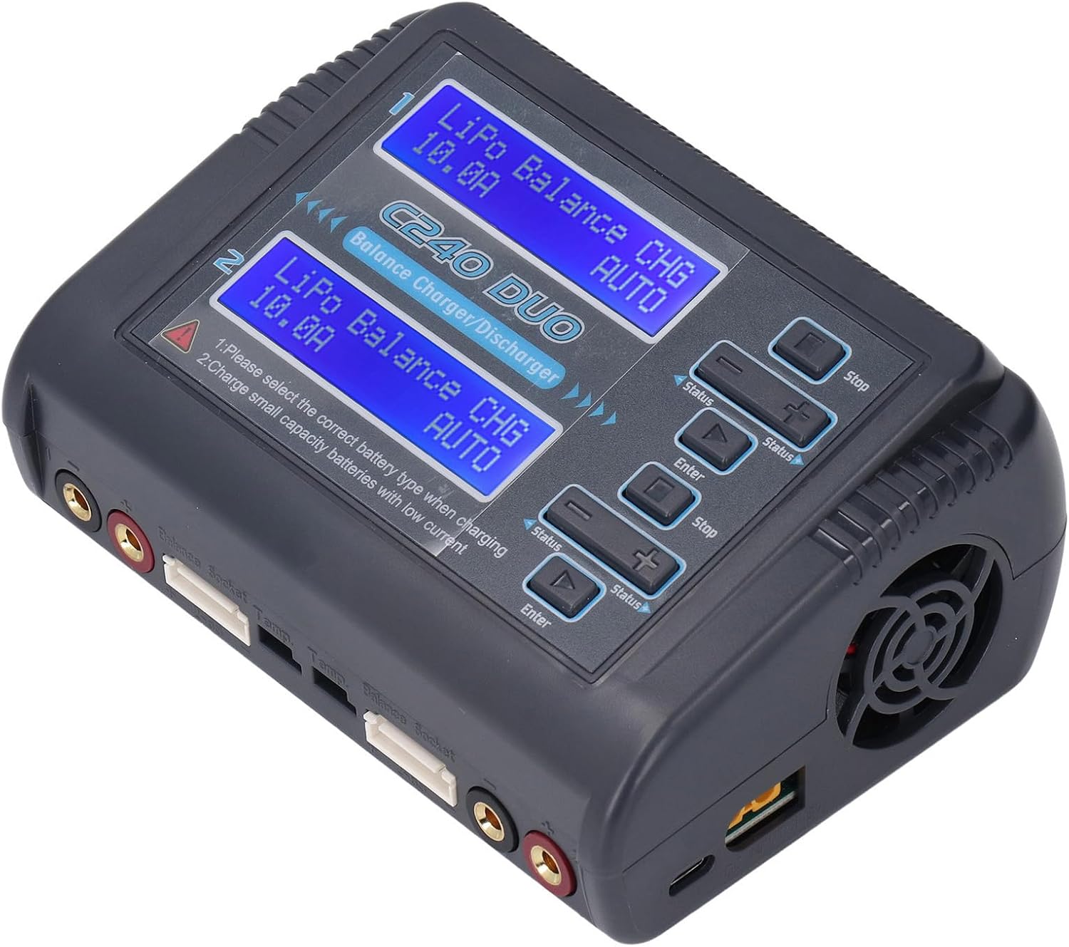 Amazon.com: SPYMINNPOO RC Lipo Battery Charger, Dual Balanced Lipo ...