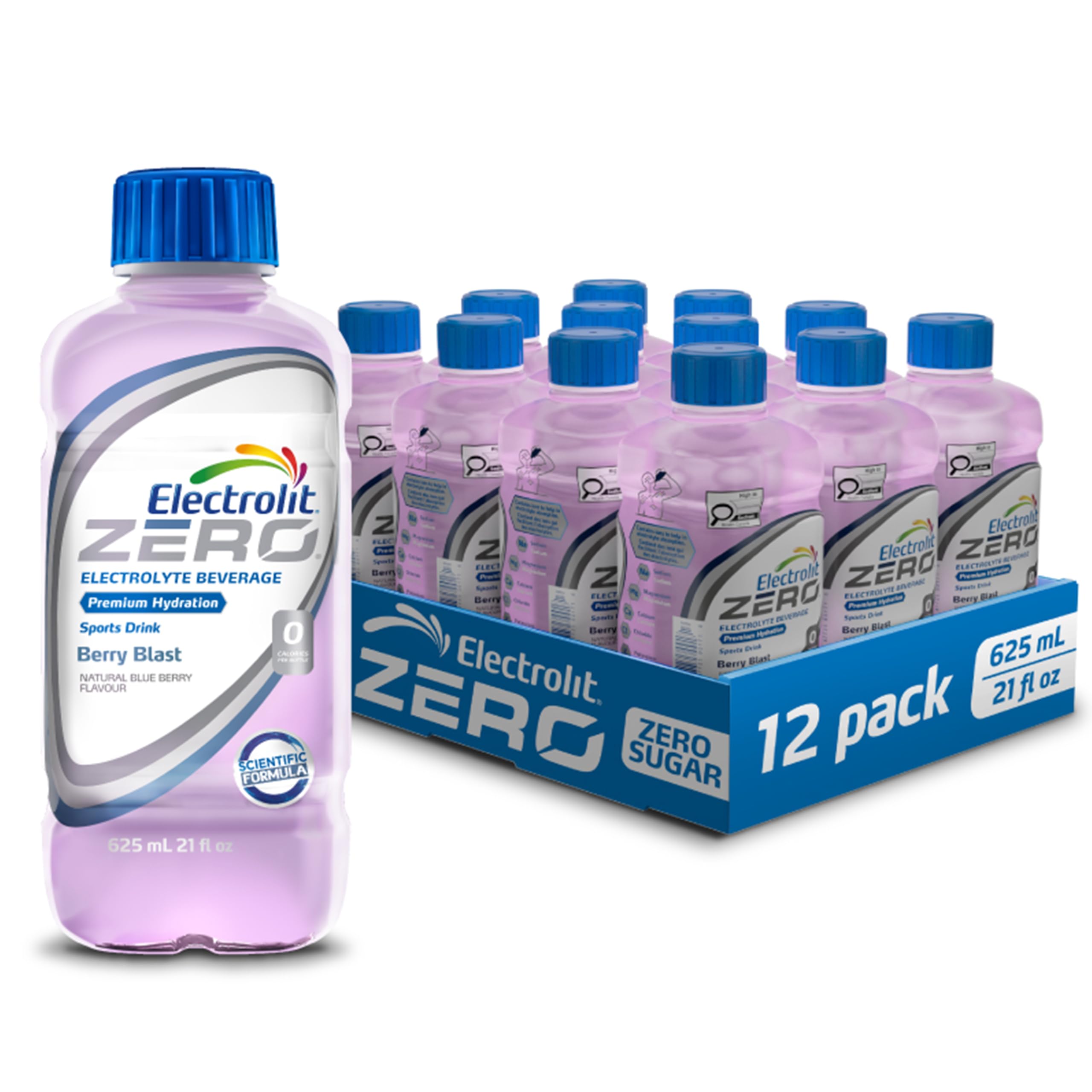 Electrolit Zero Hydration Beverage & Recovery Drink w/Electrolytes ...