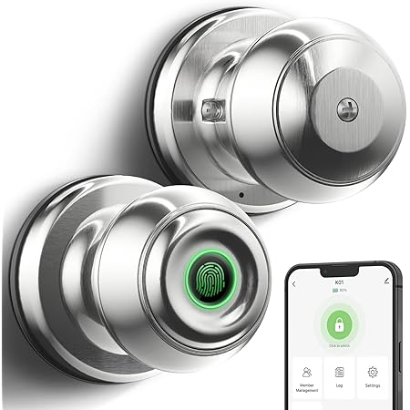 Amazon.com: GeekTale Smart Door Lock with Keypad, Smart Door Knob ...