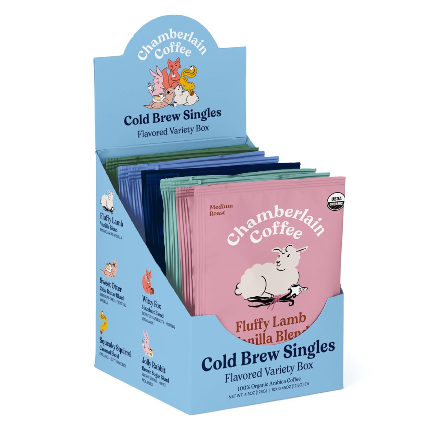 Amazon.com: Chamberlain Coffee Flavored Cold Brew Singles Variety Pack ...