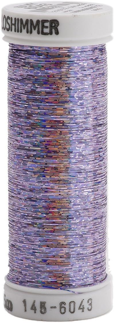 Amazon.com: Sulky Of America Holoshimmer Polyester Metallic Thread, 250 ...