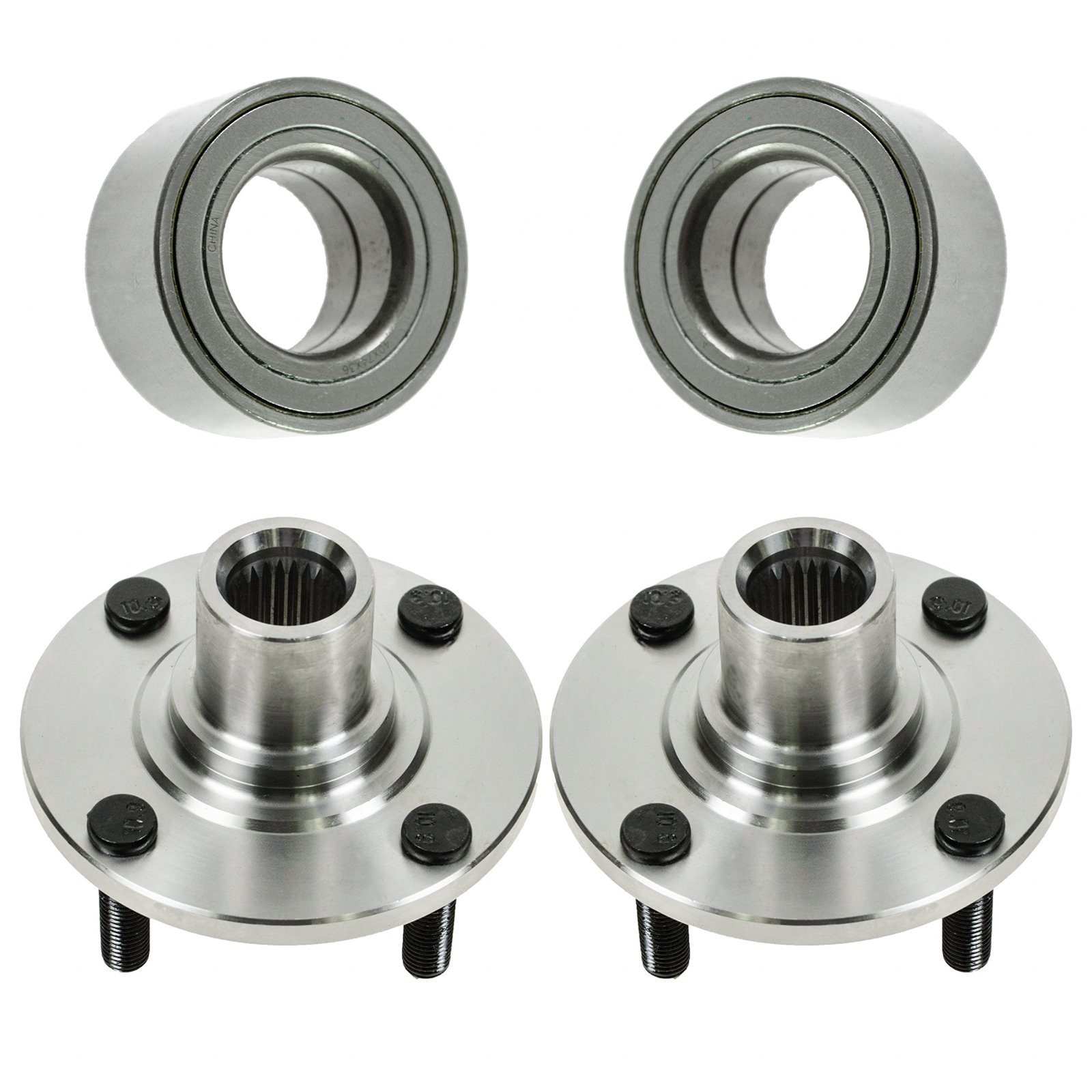 Wheel Bearing & Hub FRONT PAIR for Mitsubishi Lancer Mirage