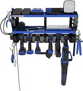 Amazon.com: Permasteel Power Tool Organizer Wall Mount - 150 Lbs Load 3 ...