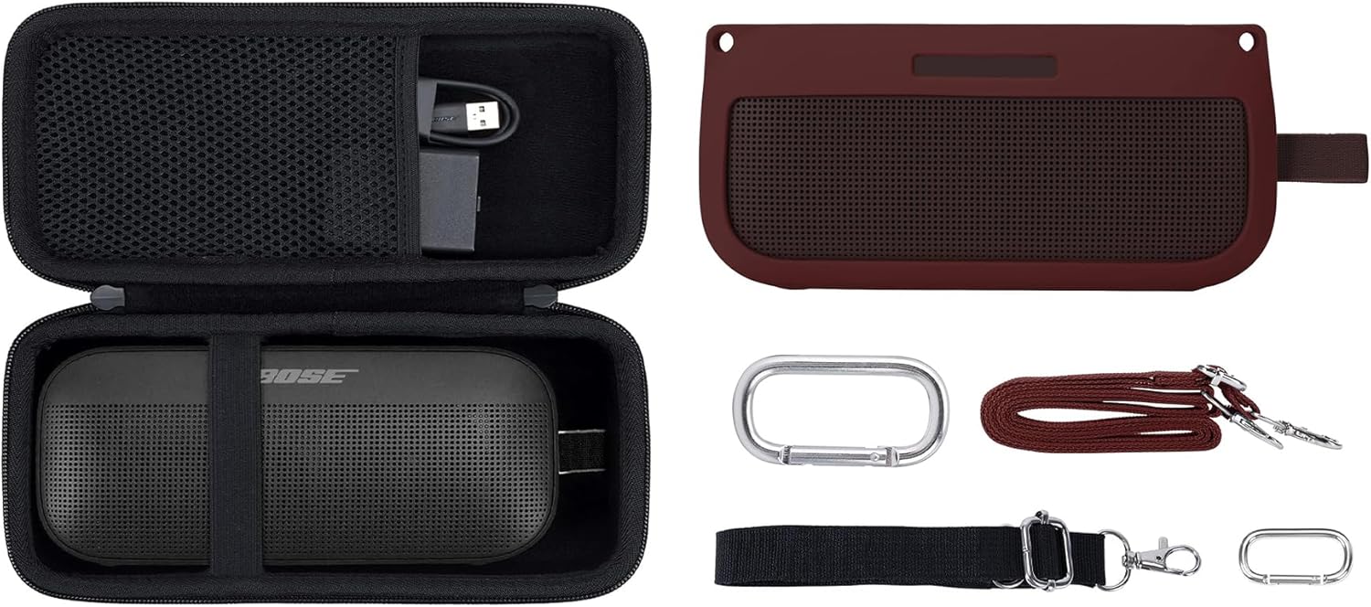 Amazon.com: Hard + Silicone Case for Bose SoundLink Flex Speaker ...