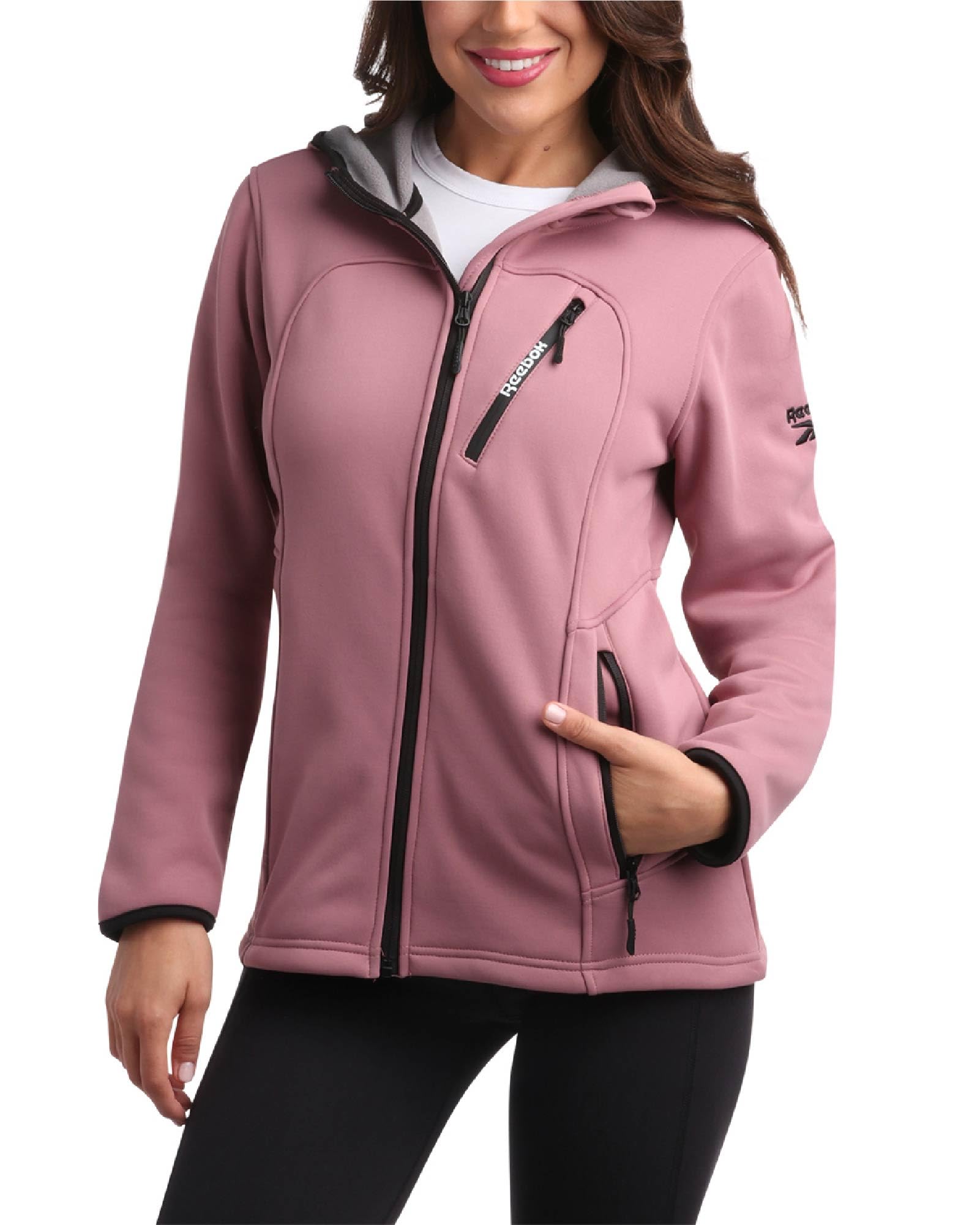 Reebok Women's Jacket - Active Performance Fleece Lined Softshell ...