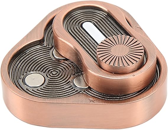 Fidget Slider, Triangle Rotary Hand Push Slider, Metal Stress Relief ...