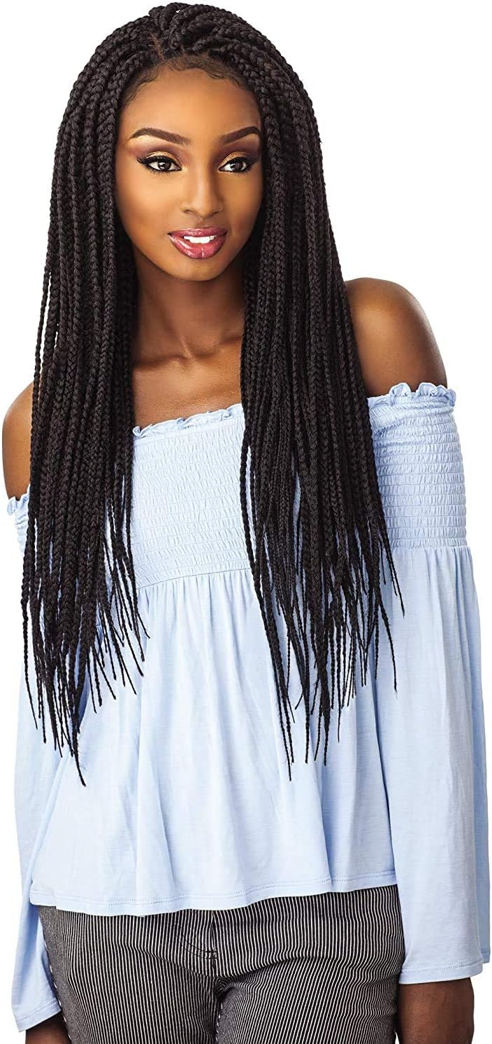 Amazon.com : Sensationnel Cloud9 4X4 Braided Wig - Boho Box Braid 30 ...