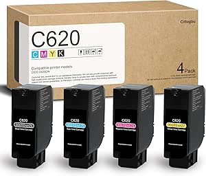 Amazon.com: Versalink C620 Toner Cartridges 4-Pack (BK/C/M/Y ...