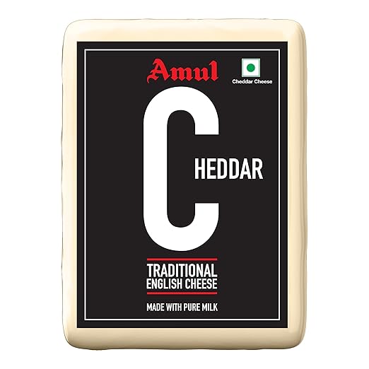 Amul Natural Cheddar Cheese, 250 g : Amazon.in: Grocery & Gourmet Foods