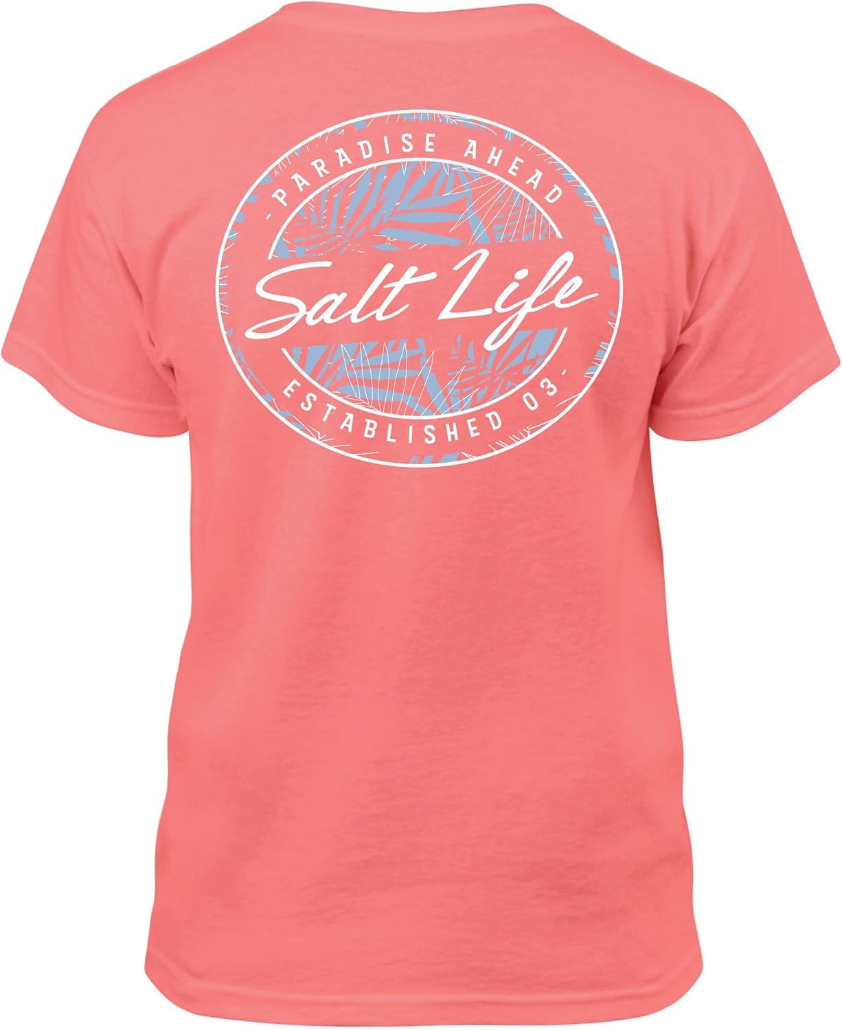 Amazon.com: Salt Life Funtastic Youth Short Sleeve Tee, Ocean Coral ...