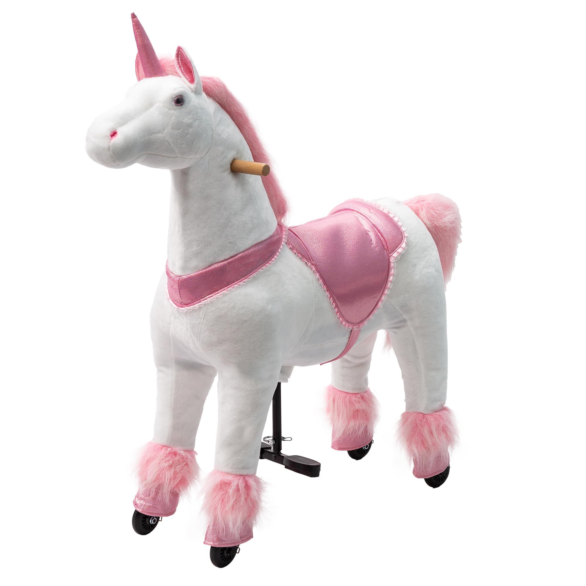 Amazon.com: Pipleo Ride on Unicorn on Toys, Unicorn Ride on for Girls 7 ...