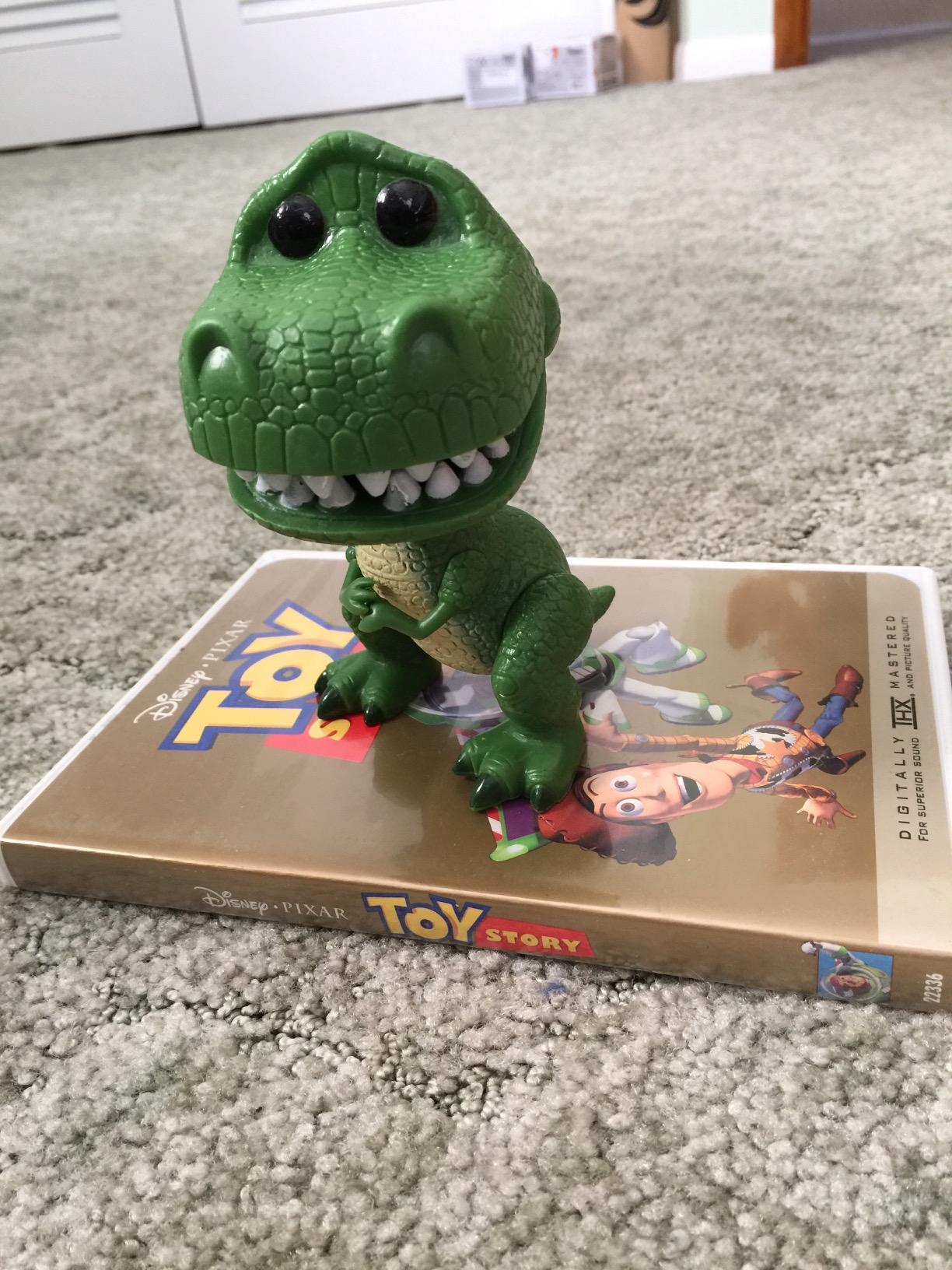 Amazon.com: Funko Pop Disney: Toy Story Rex Action Figure : Toys & Games