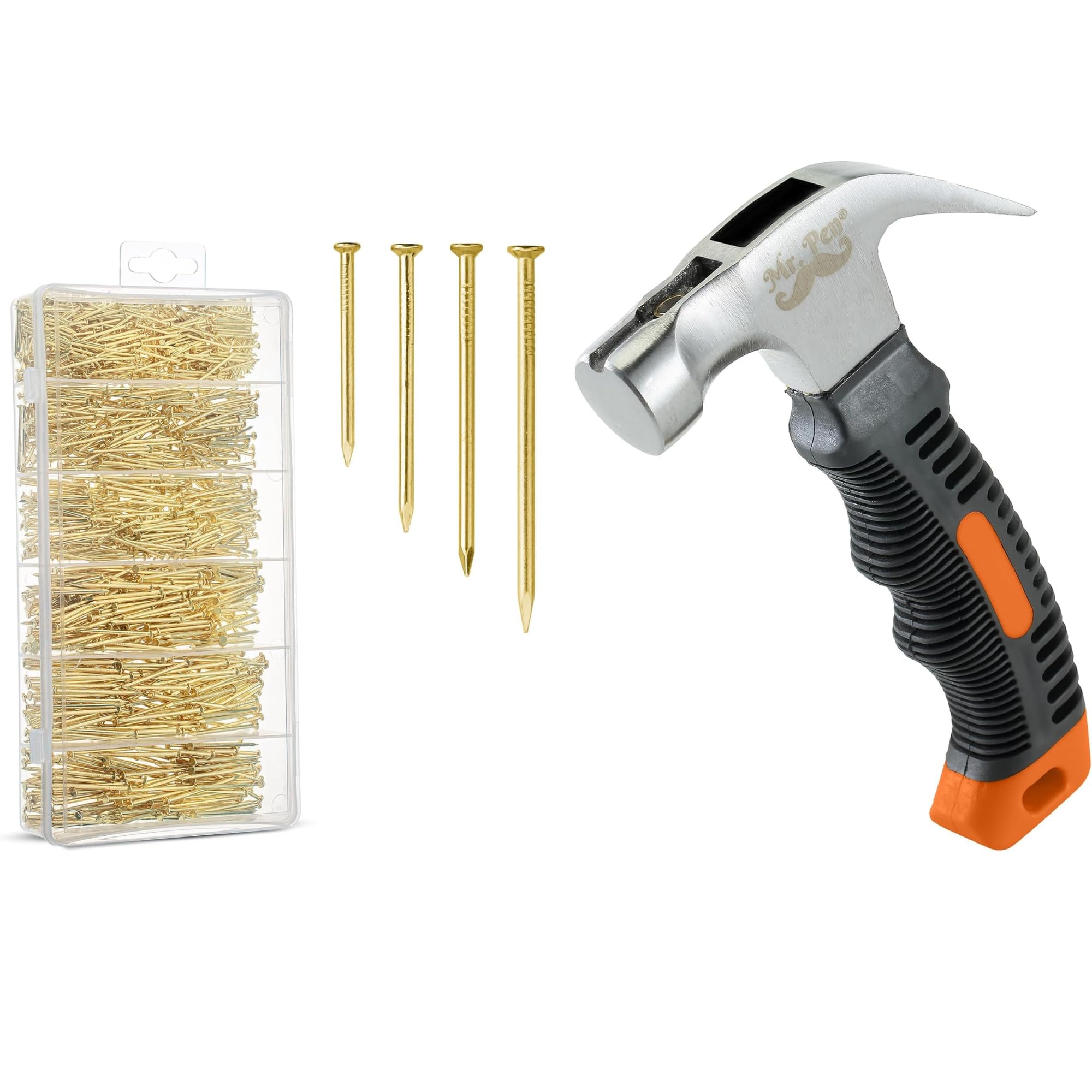 Mr. Pen- Nail Assortment Kit and Hammer - Amazon.com
